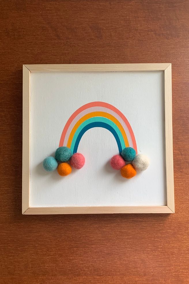 CRICUT JOY RAINBOW DECOR WITH CRICUT SMART VINYL | EVERYDAY JENNY